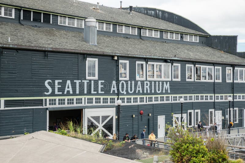 The Seattle Aquarium editorial stock photo. Image of tourism - 56787658
