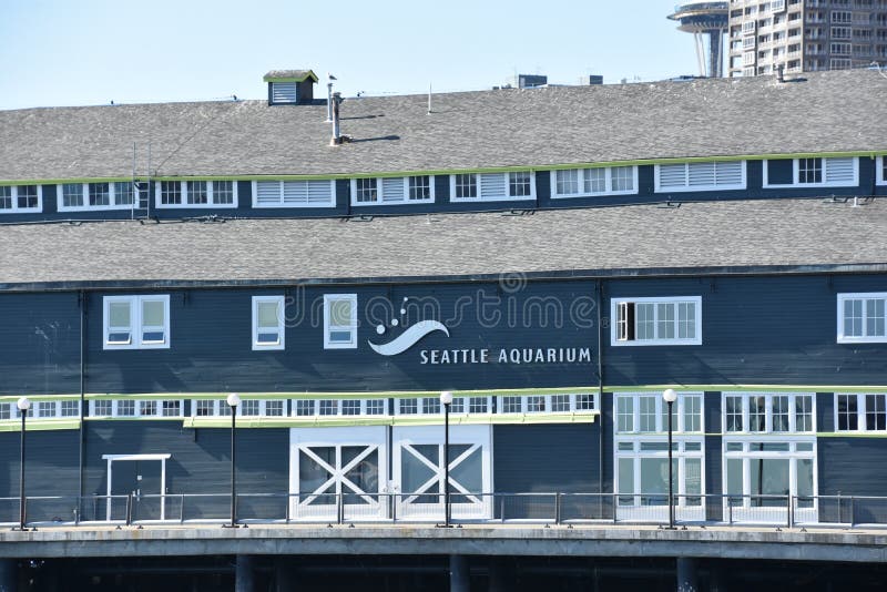 Seattle Aquarium in Washington Stock Image - Image of nature, animal ...