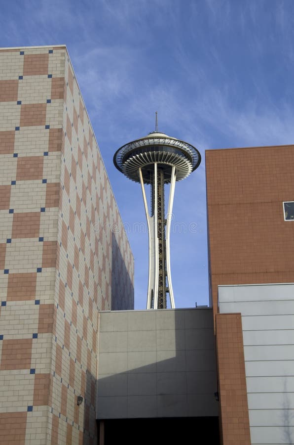 Seattle Architecture Space Needle Editorial Image - Image of seattle ...