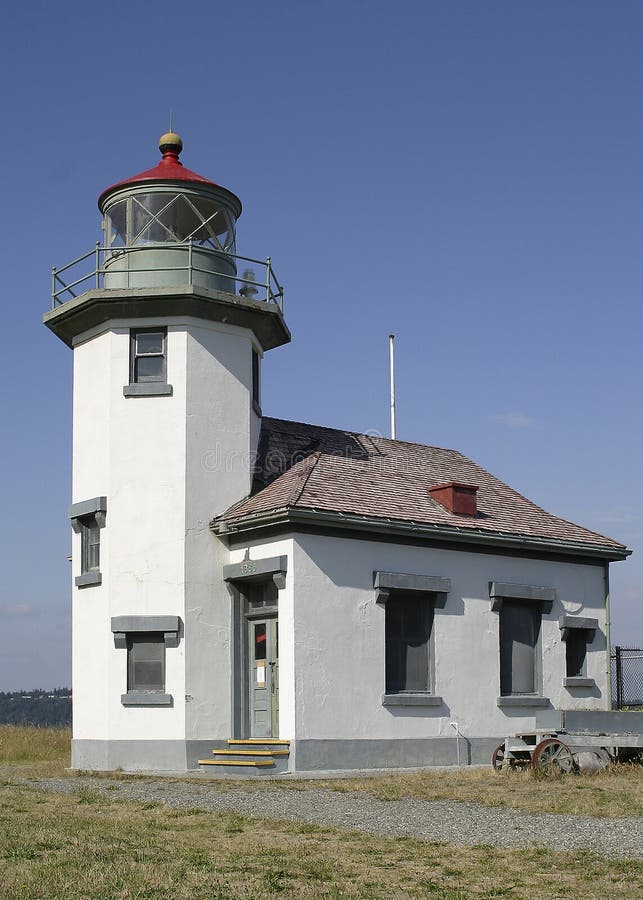 Seattle area lighthouse stock photo. Image of light, lonely - 281662