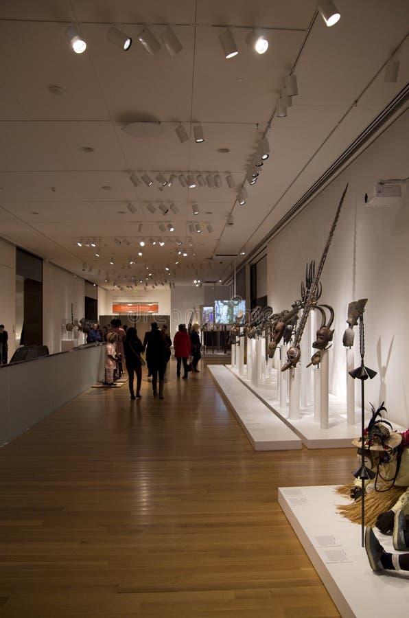 Seattle Art Museum Interior Editorial Stock Photo - Image of designs ...