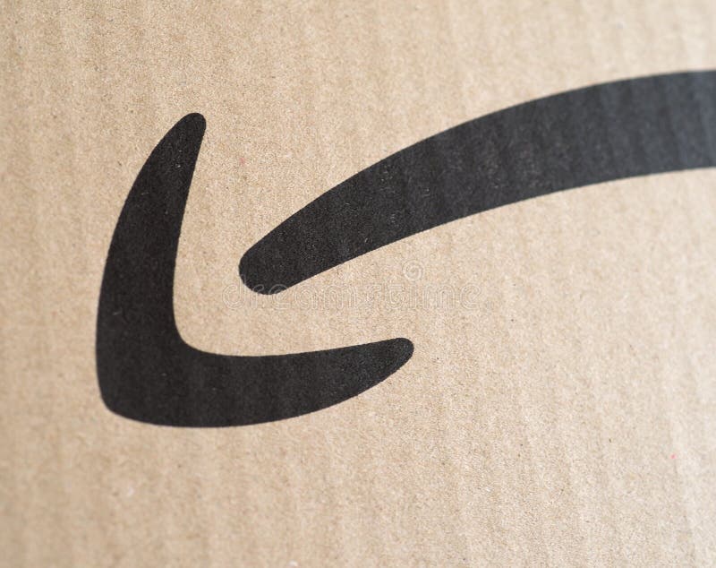 Amazon Sign with Its Signature Orange Smile at Silicon Valley Campus ...