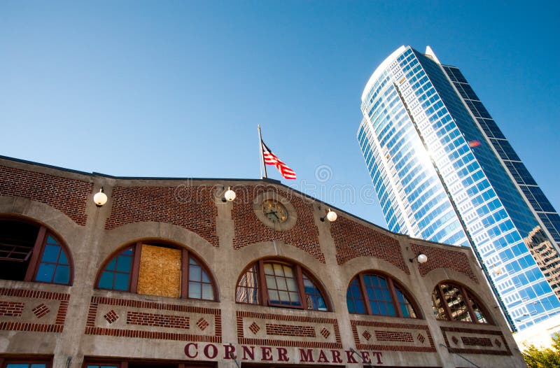 Seattle buildings stock image. Image of united, downtown - 26279515