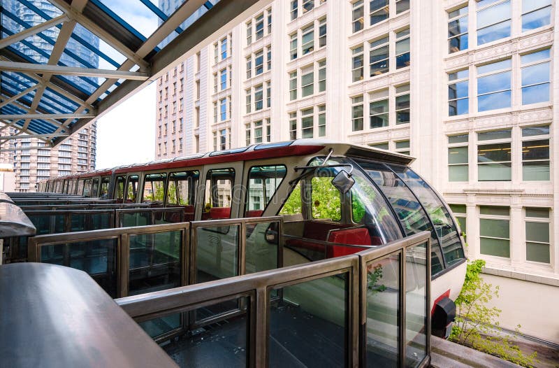 Seattle Monorail @ Emp editorial image. Image of washington - 24267805