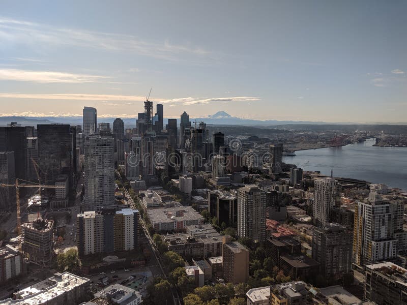 Seattle - a View from Atop the Space Needle Editorial Photo - Image of ...
