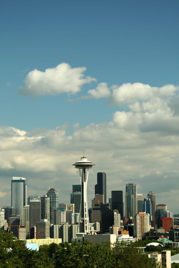 Seattle Cityscape stock image. Image of seattle, skyline - 7260279