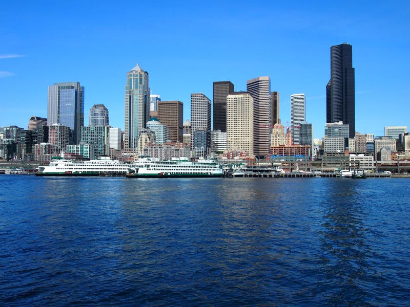 Seattle / Cityscape stock image. Image of cityscape, famous - 85991257