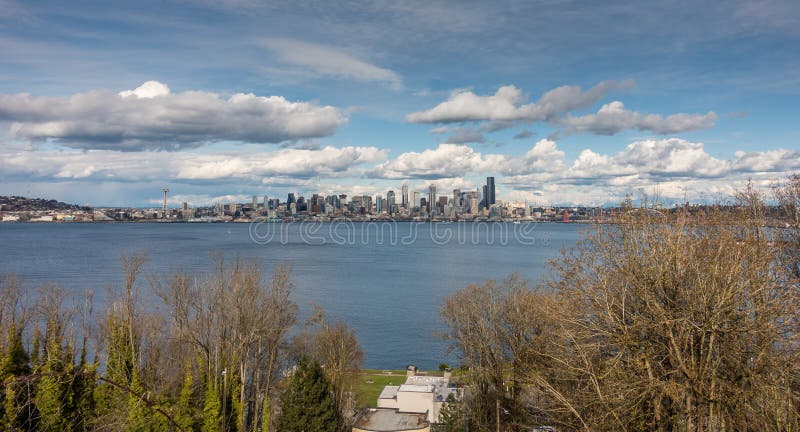 Seattle and Clouds 4 stock photo. Image of travel, buildings - 113499202
