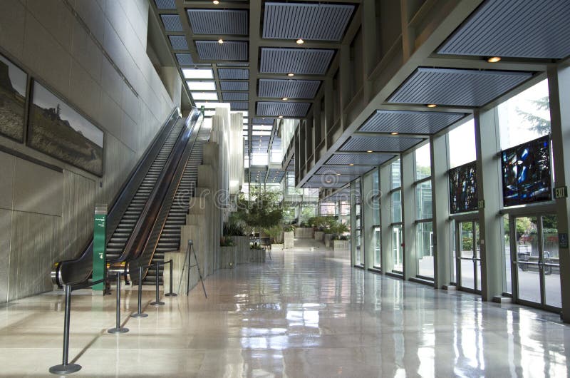 Seattle Convention Center Interiors Editorial Stock Image - Image of ...