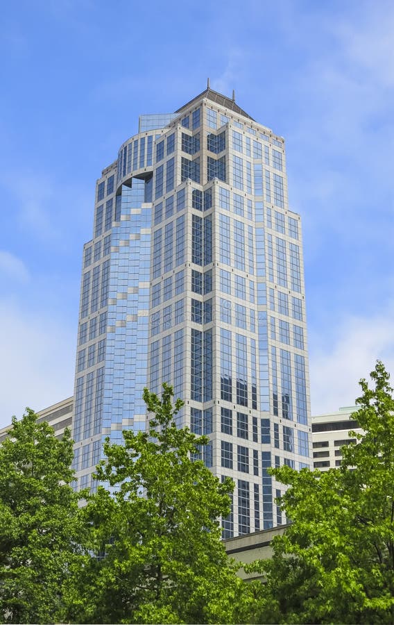 Seattle downtown stock photo. Image of blue, seattle - 32923640