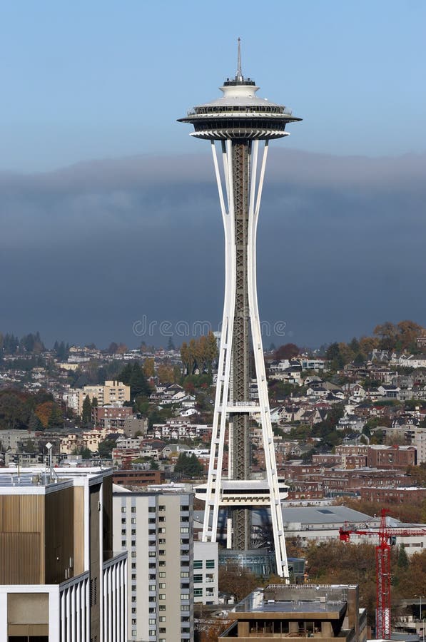 Seattle in the Fall 3 editorial stock image. Image of clouds - 4117004