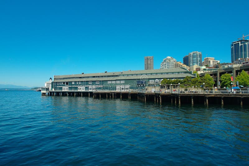 Seattle Ferry Terminal stock image. Image of terminal - 44448133