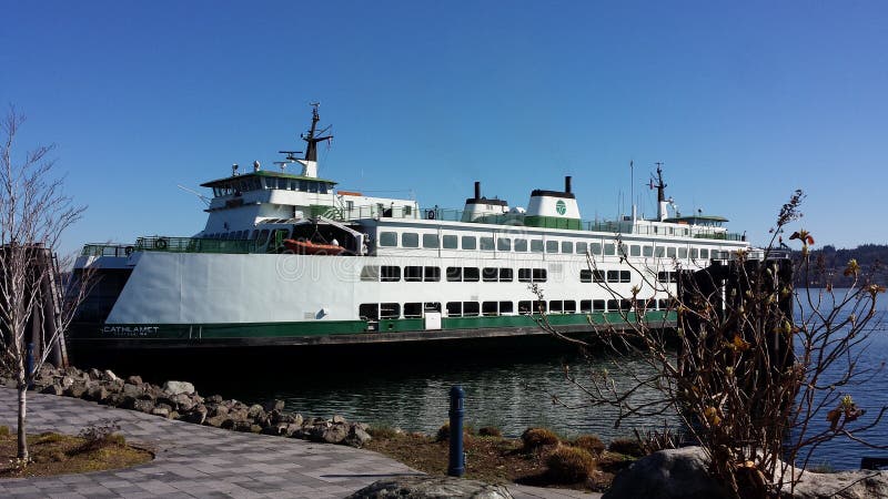 Seattle ferry editorial image. Image of seattle, state - 58568415
