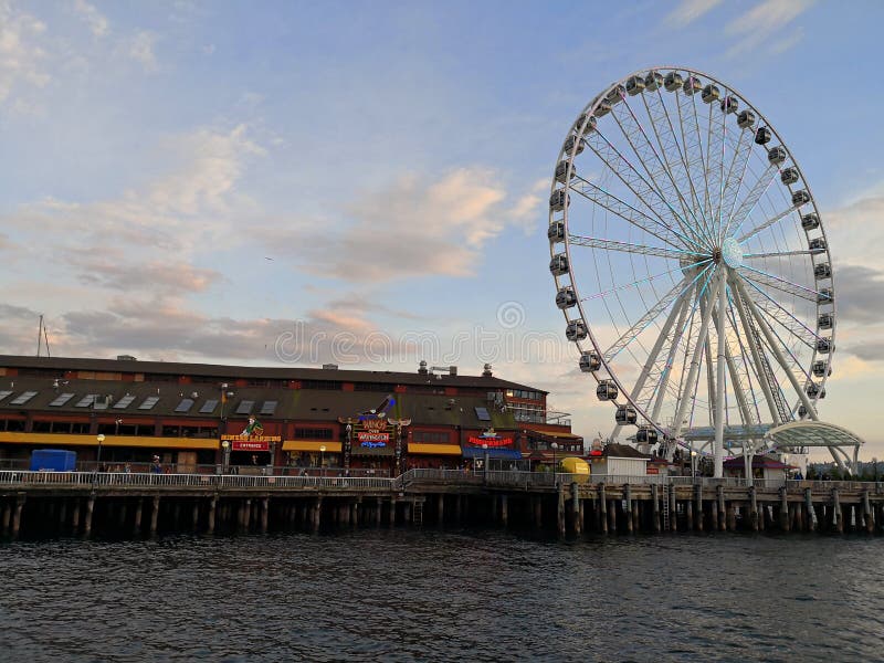 Seattle Waterfront Big Wheel Photos - Free & Royalty-Free Stock Photos ...