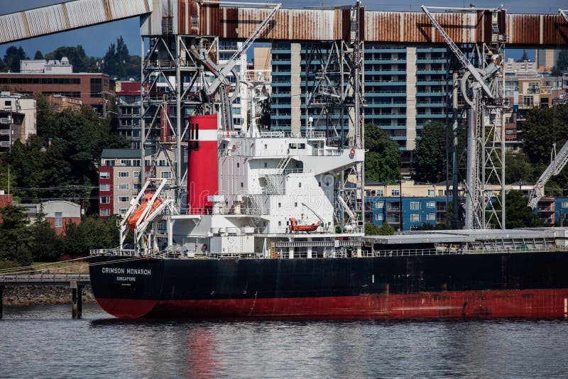 Seattle Harbor editorial stock photo. Image of elliott - 74788738