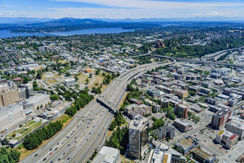 Seattle highways stock photo. Image of route, blur, road - 697266
