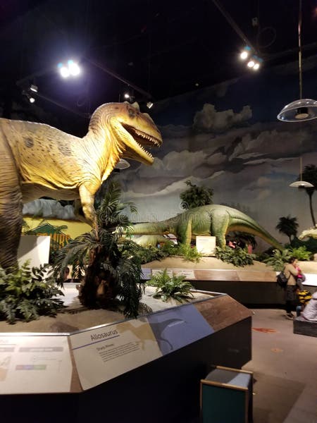 Dinosaur Exhibit editorial stock image. Image of center - 124924519