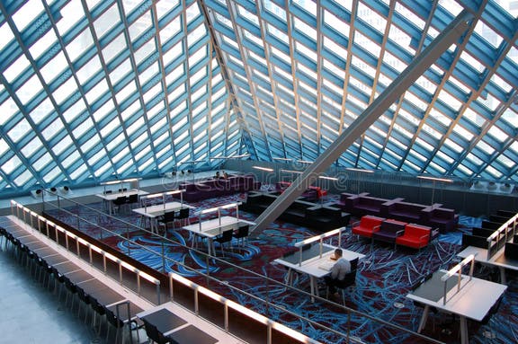 Seattle Public Library editorial photo. Image of structure - 3095246