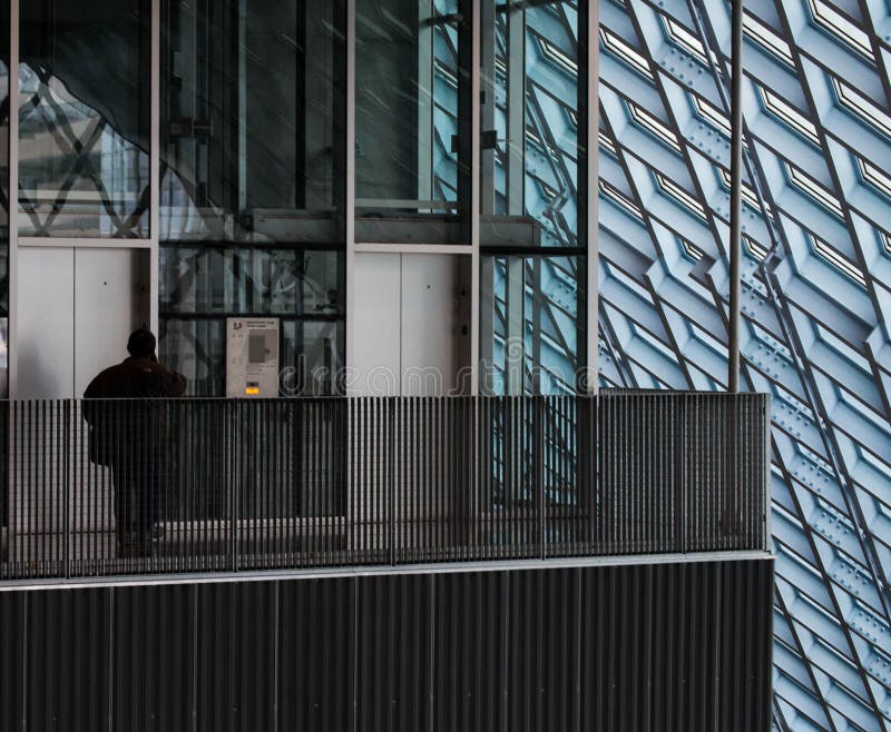 Seattle Public Library Interior Elevators Editorial Stock Photo - Image ...