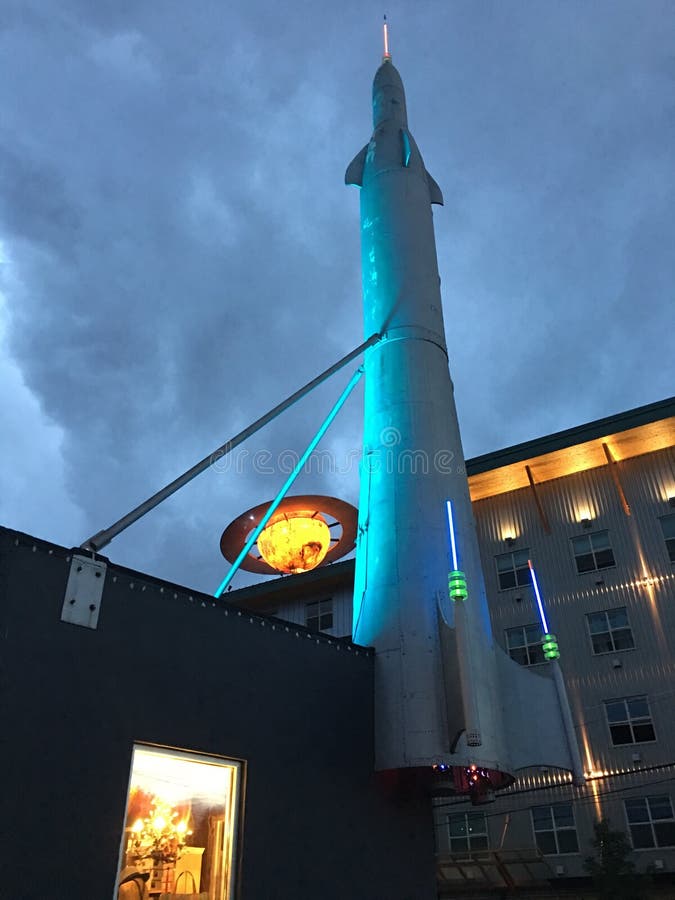 Seattle rocket stock image. Image of fremont, rocket - 74038641
