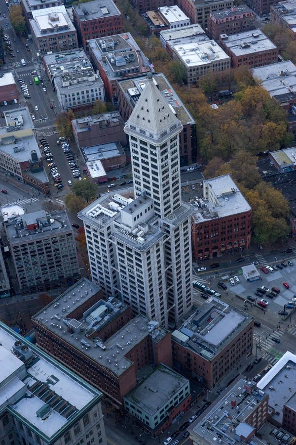 Seattle`s Smith Tower editorial stock photo. Image of view - 108072473