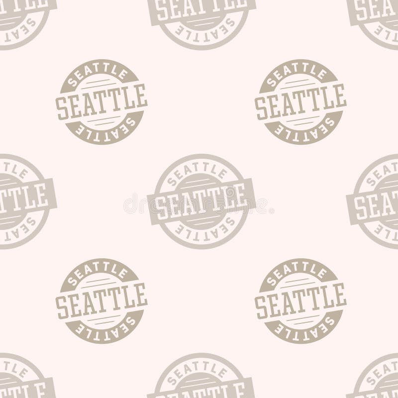 Seattle, USA Seamless Pattern Stock Vector - Illustration of wallpaper ...