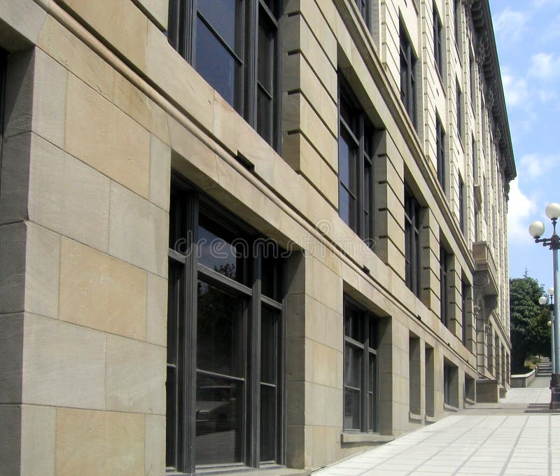 Seattle Sidewalk stock image. Image of downtown, streetlamp - 10643