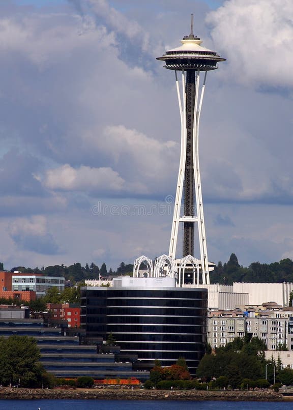 Seattle Sky Needle editorial stock photo. Image of washington - 1708703