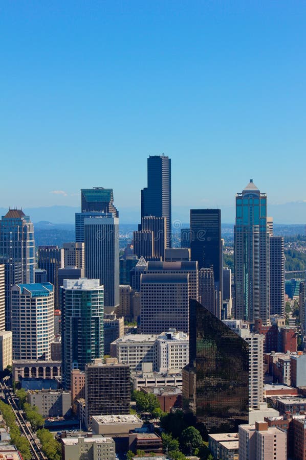 Seattle Skyline stock photo. Image of environment, urban - 18713532