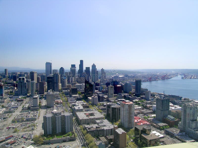Seattle Skyline stock photo. Image of center, downtown - 714184