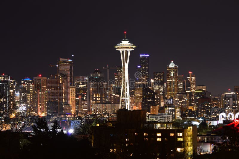 Seattle Skyline editorial photography. Image of travel - 73069547