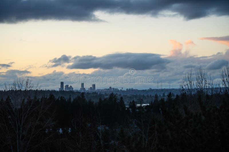 Seattle Skyline stock image. Image of seattle, cityscape - 214276639