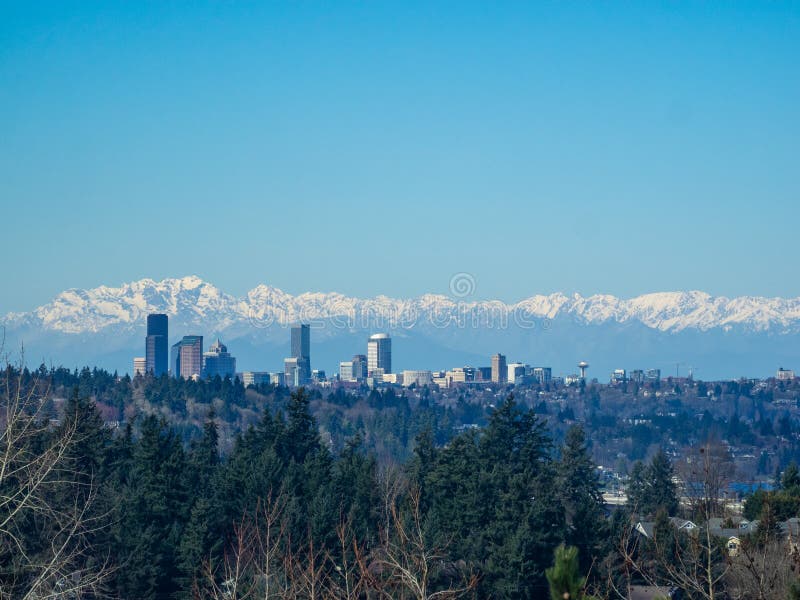 Seattle Skyline stock image. Image of cityscape, building - 189507685
