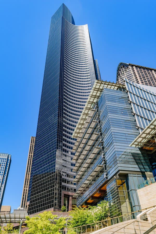 Seattle Skyscrapers stock photo. Image of northwest, downtown - 94875676