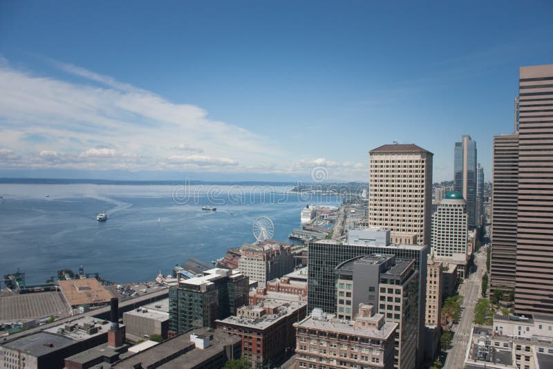 Seattle from Smith Tower stock image. Image of architecture - 32322549