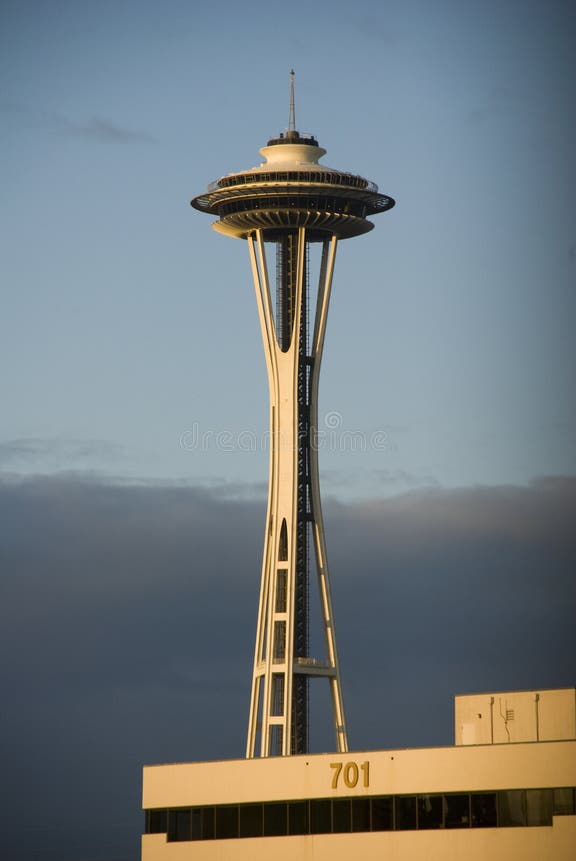 Seattle Space Needle editorial stock image. Image of architecture ...