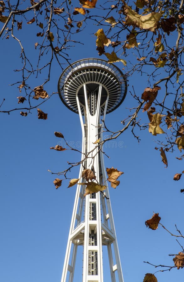 The Seattle Space Needle editorial image. Image of downtown - 47083280