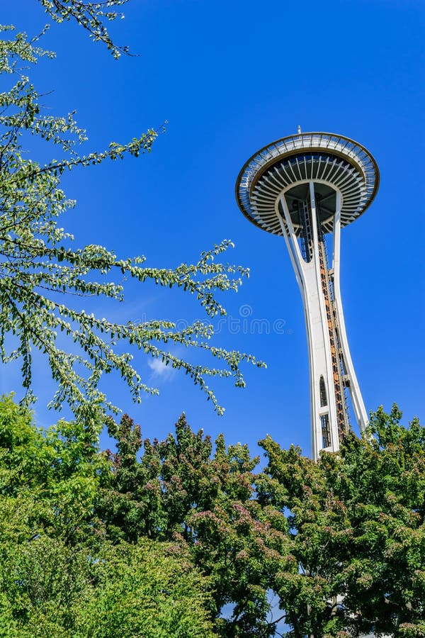 Iconic Seattle Landmark editorial image. Image of space - 63366610