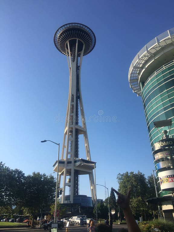 Seattle Space Needle editorial photo. Image of outside - 157234151
