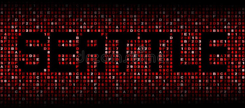 Seattle Text on Hex Code Illustration Stock Illustration - Illustration ...