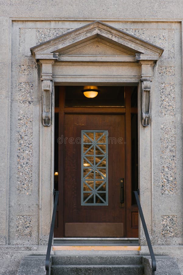 Seattle, USA. March 2022. Beautiful Doors in the Commodore Park ...