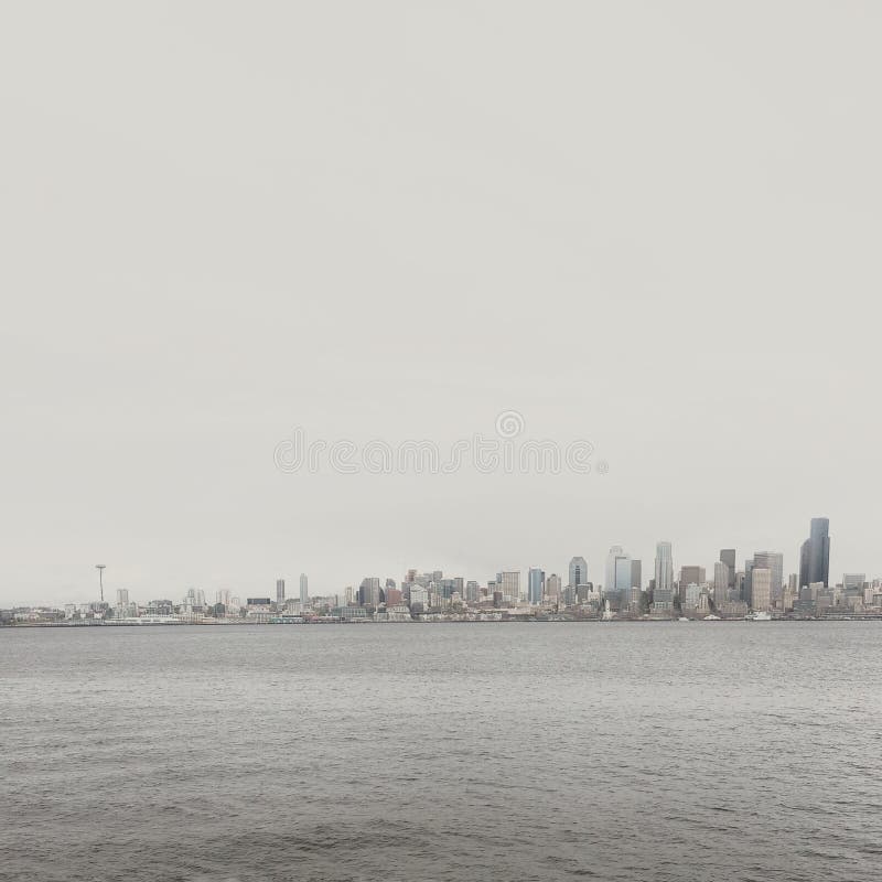 Seattle view stock photo. Image of panorama, seattle - 57806810