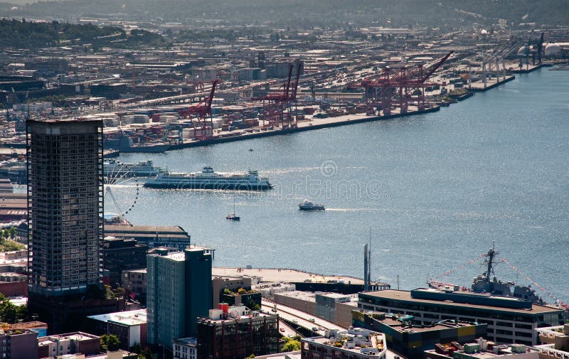 Seattle, WA stock image. Image of landscape, water, pacific - 26161909