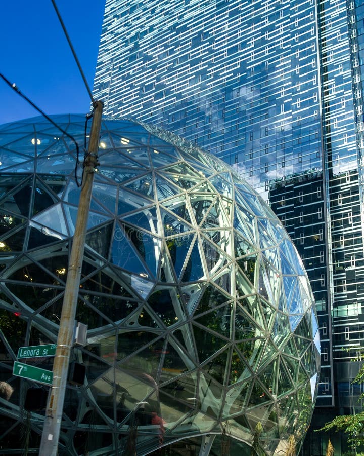 Amazon Seattle Headquarter Spheres Stock Photos - Free & Royalty-Free ...