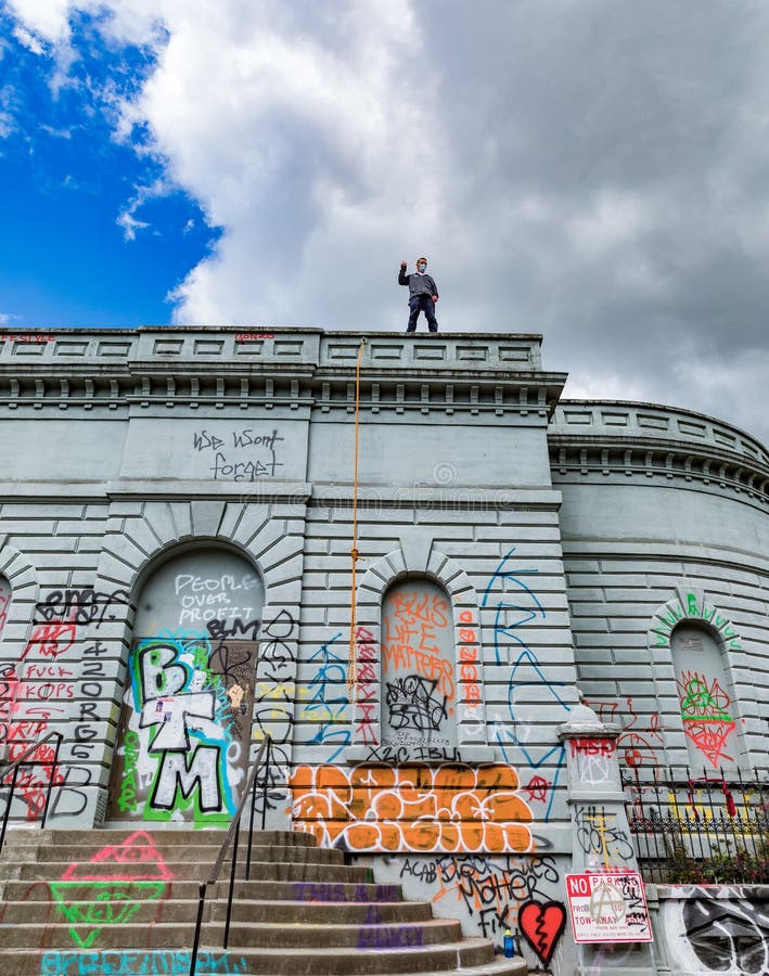 Seattle Wa Usa 6162020 Chaz Chop Zone Imagen de archivo editorial ...