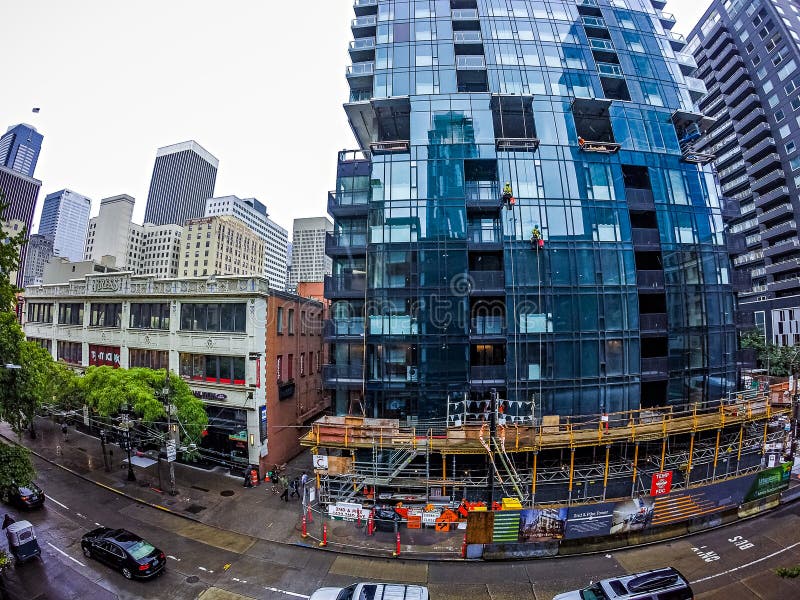 Seattle Washington City Skyline and Streets Editorial Image - Image of ...