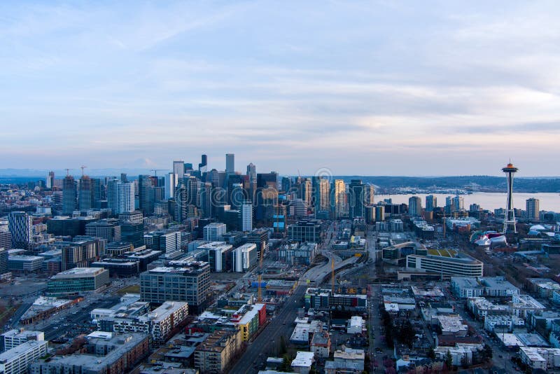The Seattle, Washington Skyline in March 2023 Stock Photo - Image of ...