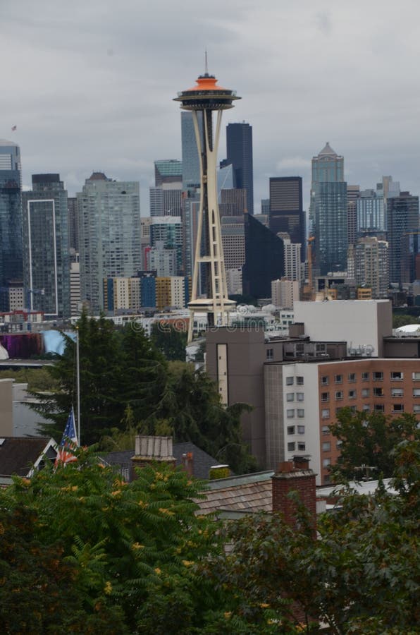Seattle, Washington Space Needle Editorial Image - Image of washington ...