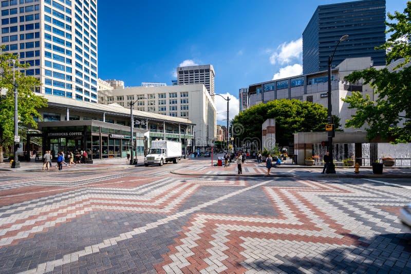 Seattle, Washington, USA - Downtown Area Editorial Photo - Image of ...