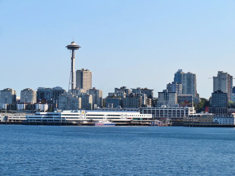 Seattle, Washington, September 14, 2017, Waterfront Views of the City ...